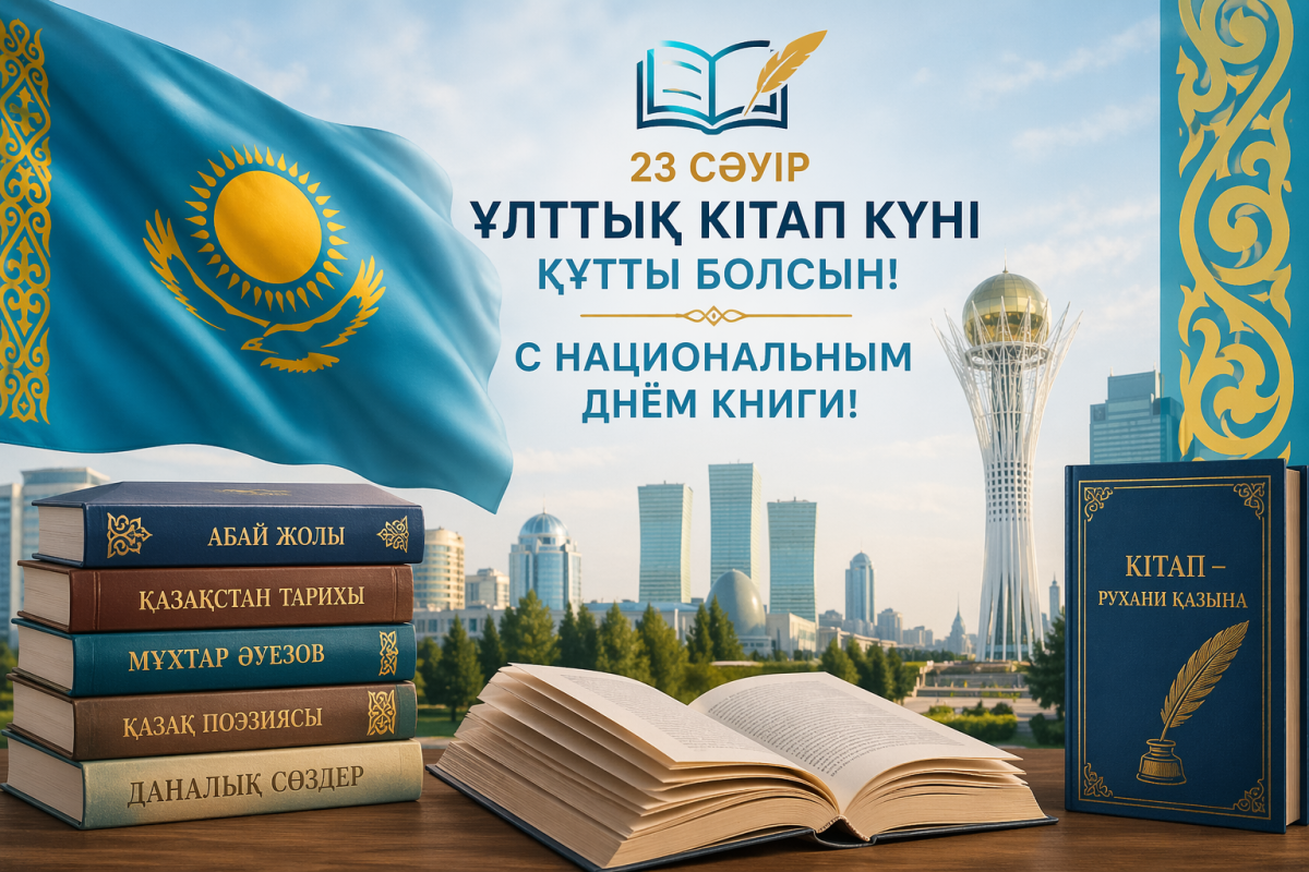 Токаев поздравил казахстанцев с Национальным днем книги